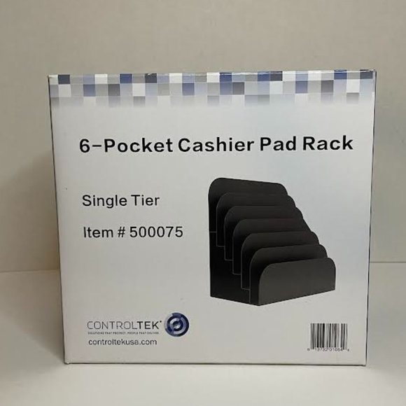 Control Tek | Office | 6pocket Cashier Pad Rack | Poshmark